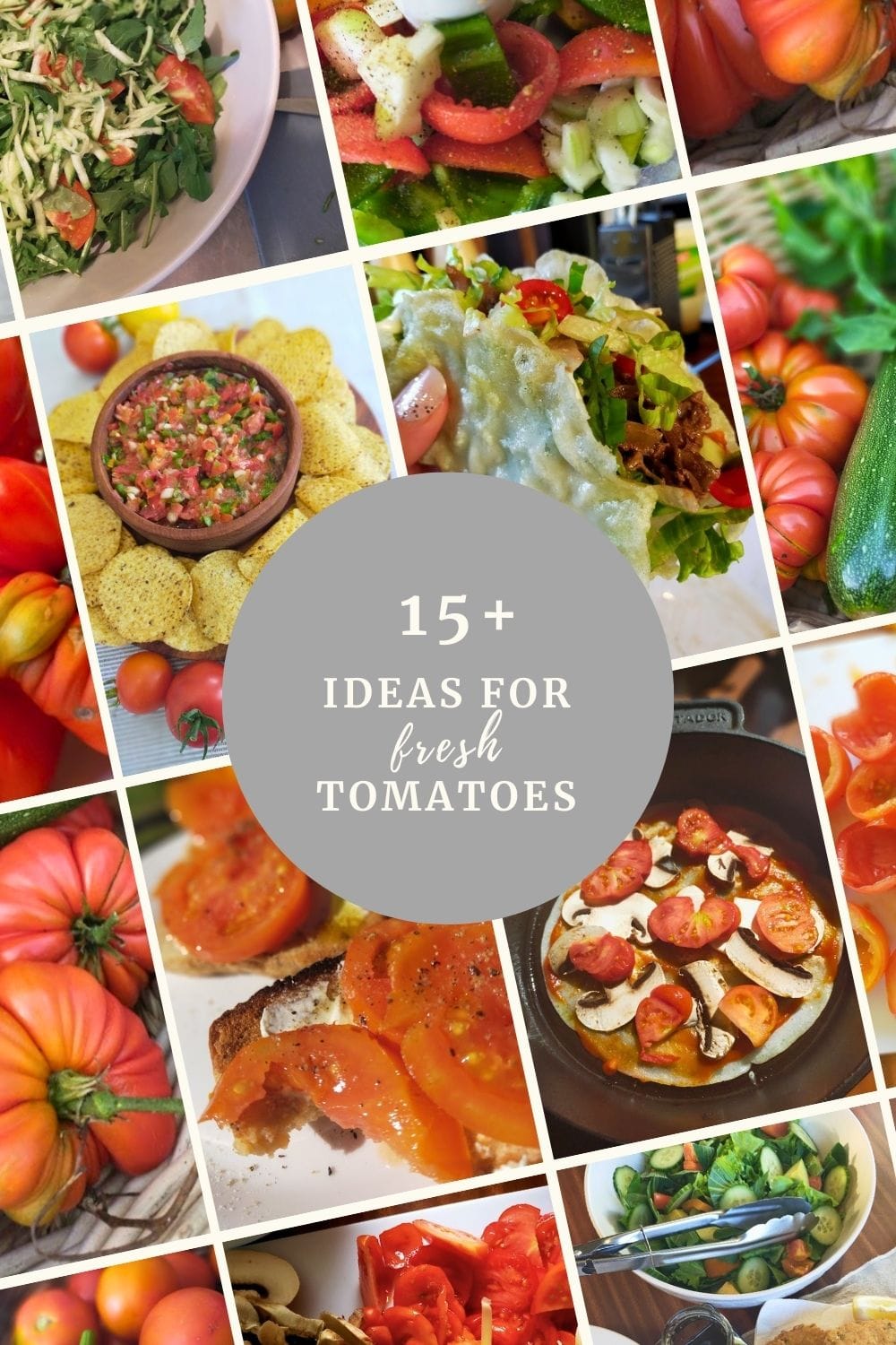 Ideas for using up fresh tomatoes